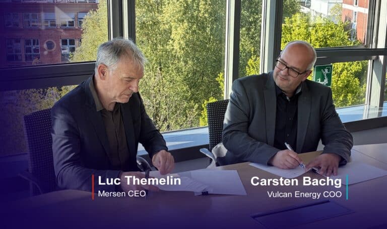 Mersen signe un contrat avec Vulcan Energy dans le cadre du projet d ...